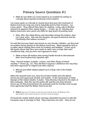 Primary Source Questions #2 - What goods does each leader seek from the ...