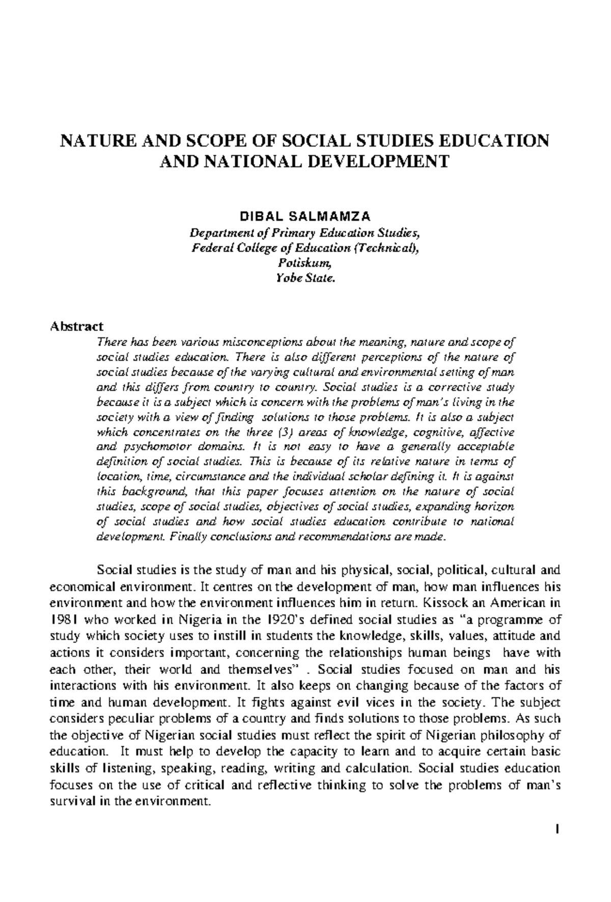 Nature AND Scope OF Social ab32ac89c0235ad788f9573ff94a0d91 - NATURE ...