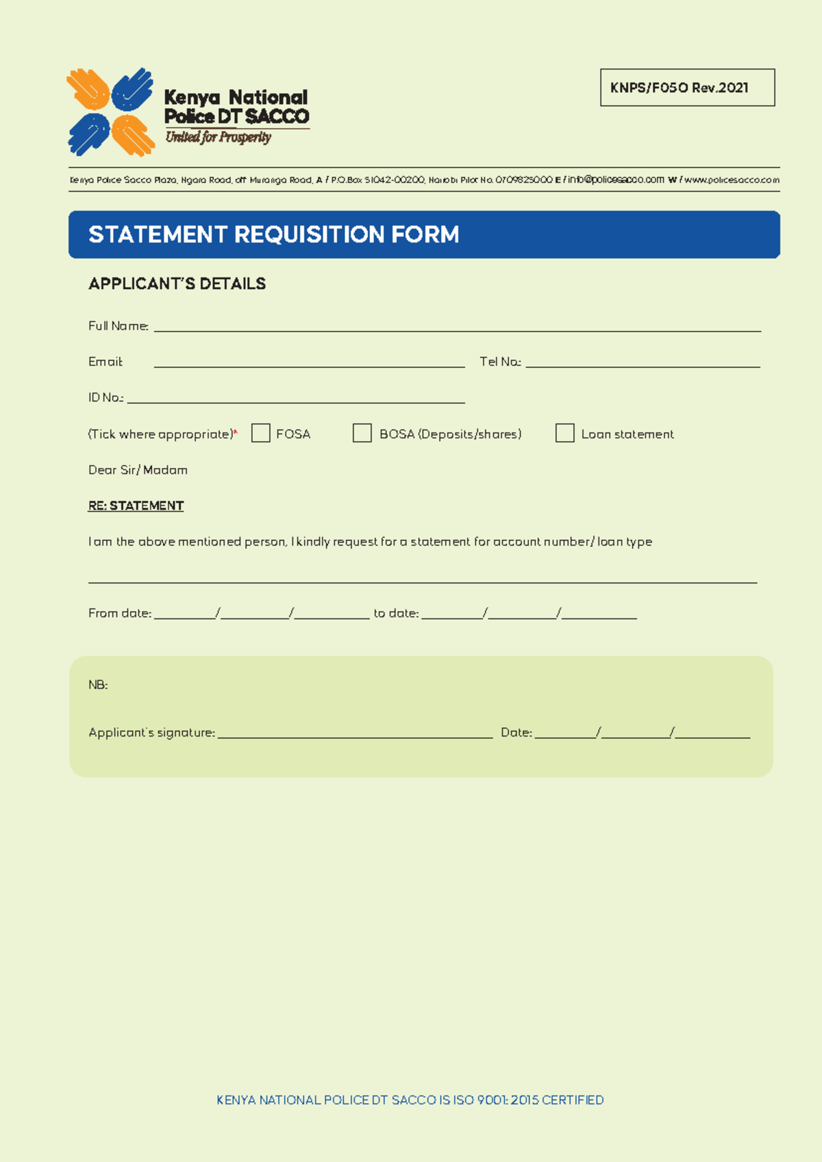KNPS-Statement-Requisition-form - STATEMENT REQUISITION FORM APPLICANT ...