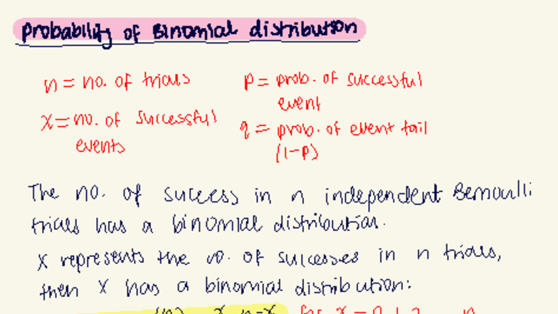 HSC Maths EXT1: Binomial Distribution & Probability Notes - Studocu