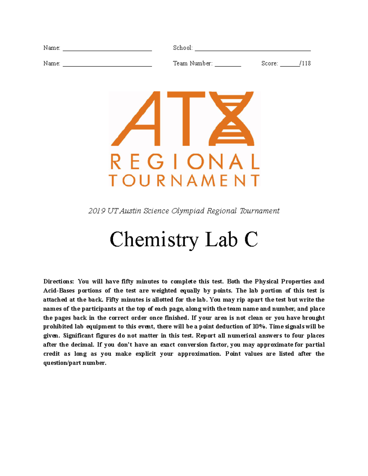 Chemistry Lab TEST - sdfpansfpanfpnPFKNSFKNVADGJADZOVKJZDG;M - Name