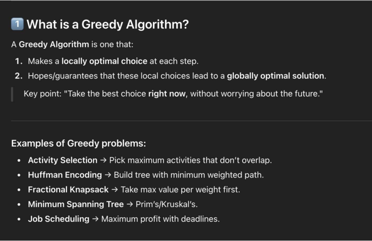 Greedy Algorithms Overview: Key Concepts and Examples - Studocu