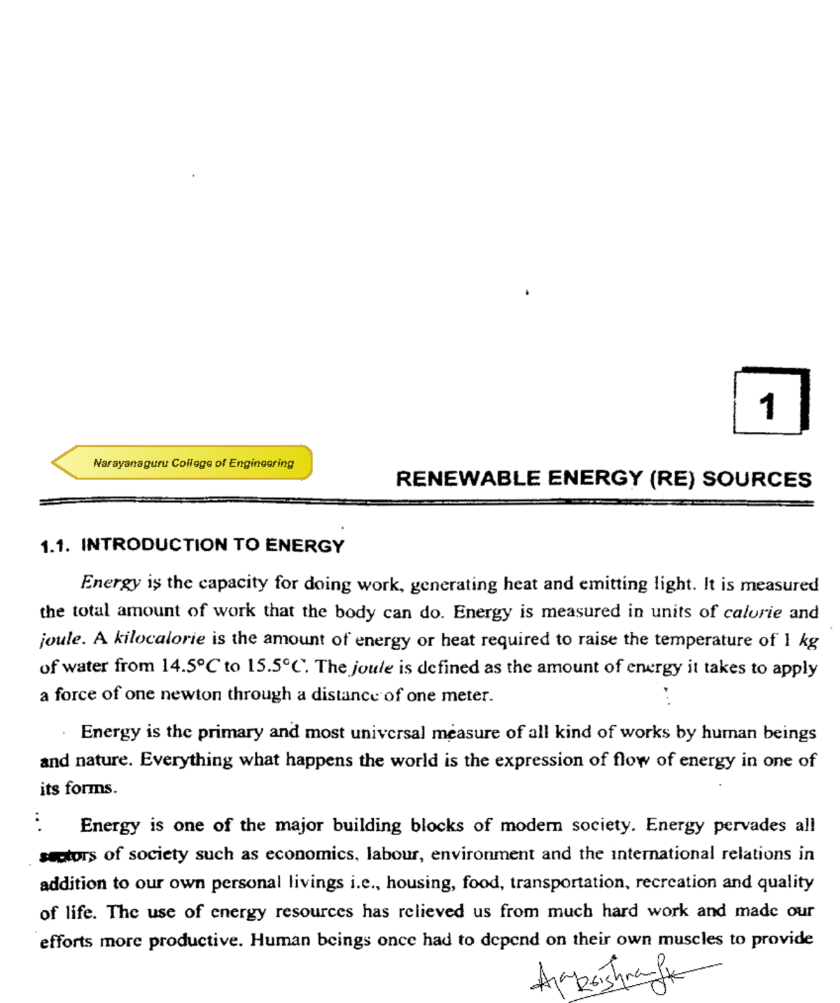Classification of energy sources - renewable energy source - Studocu