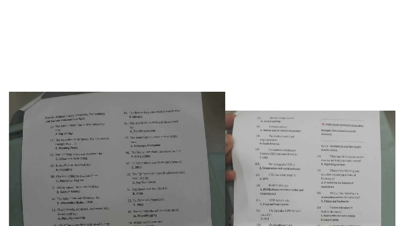 Third Exam Reviewer: Critical Issues in Science, Technology, and ...