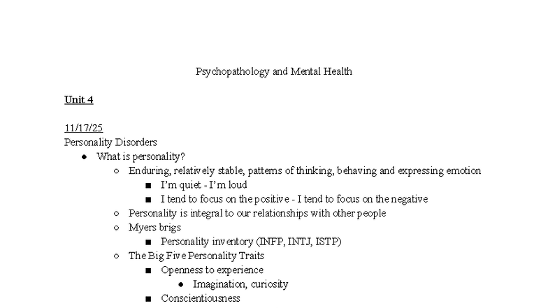 Personality Disorders Overview: Cluster A, B, and C - DSM5 Insights ...