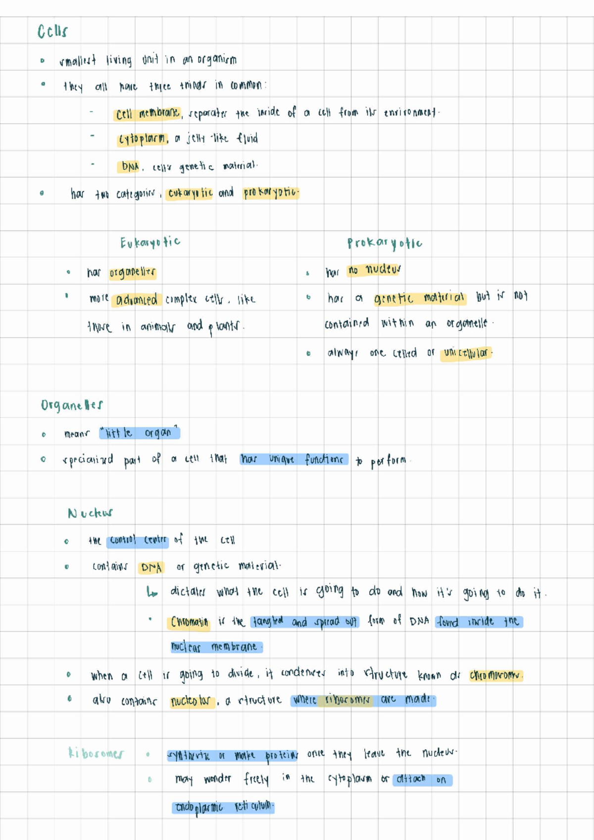 Cell Structure Overview: Ctlls 250831 210740 - Studocu