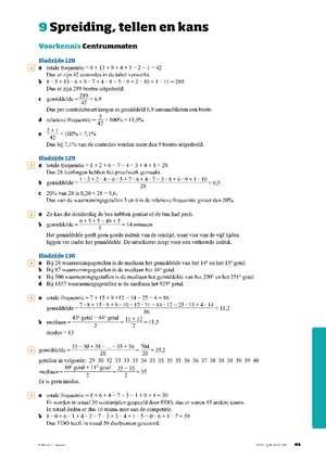 Havo A 12e Deel 1 - Uitwerkingen voor Getal en Ruimte, Twaalfde Editie - Studeersnel