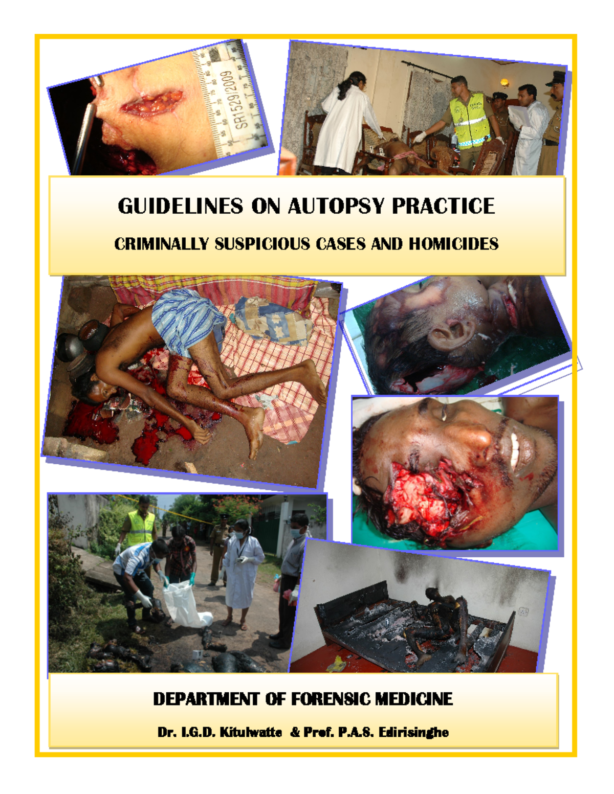 Guidelines on Autopsy Practice for Criminally Suspicious Cases - FM 11 ...