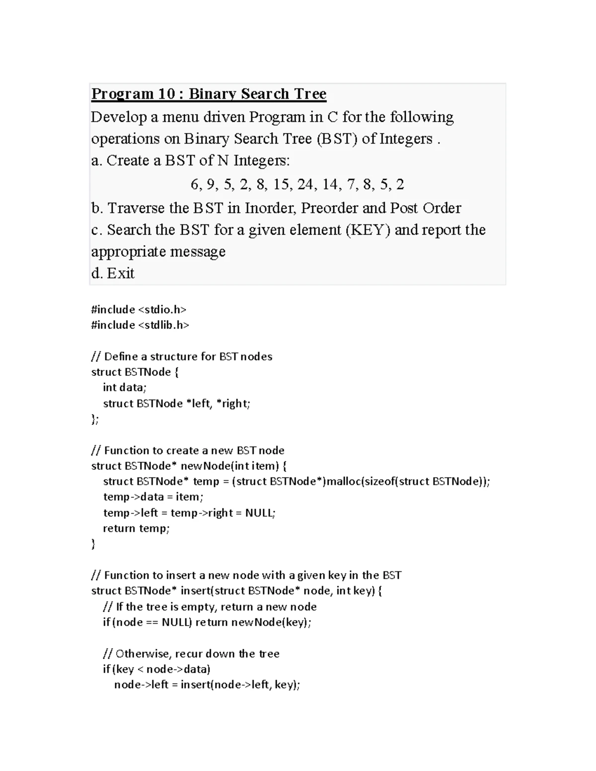 Java Experiment 2 Ksjdjd 2 Develop A Stack Class To Hold A Maximum Of 10 Integers With
