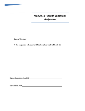Module 10 - Test - Module 10 – Assisting with Medications Answers 1 ...
