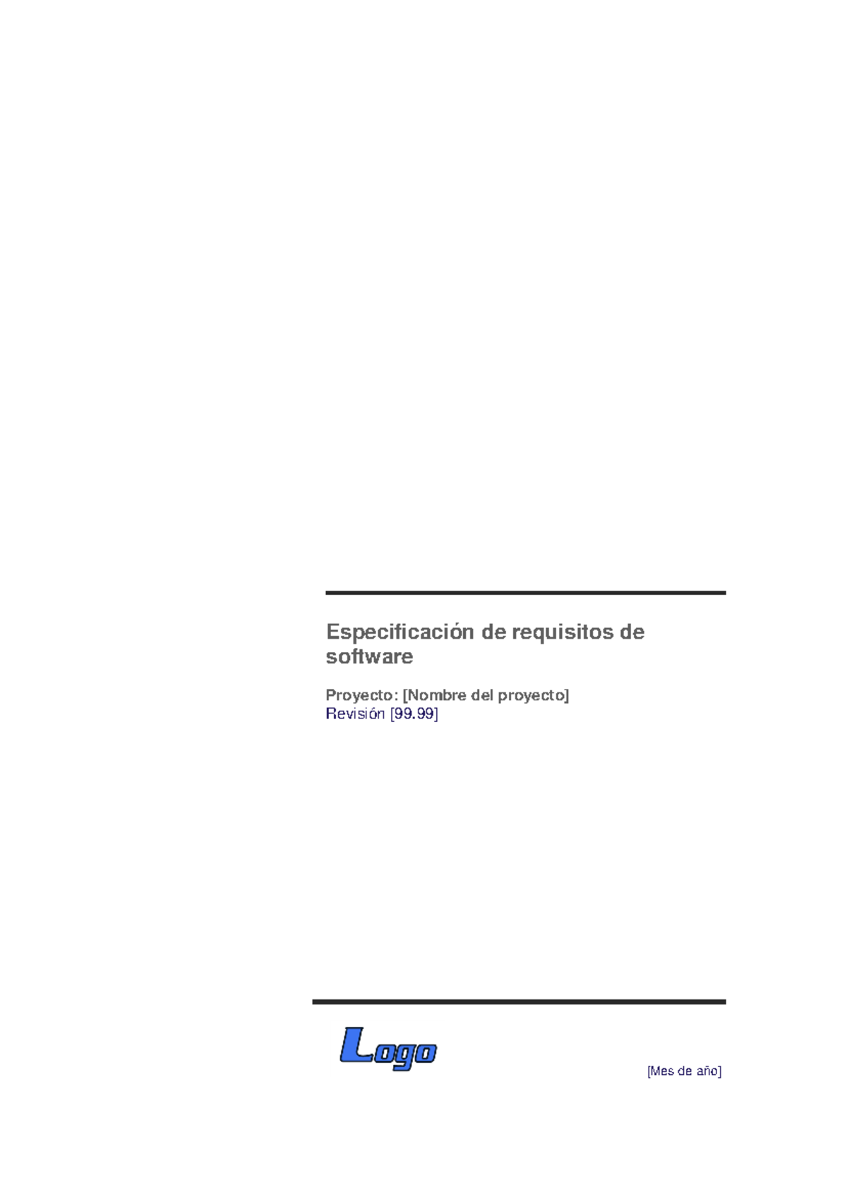Plantilla de Especificación de Requisitos de Software - ERS IEEE 830 ...