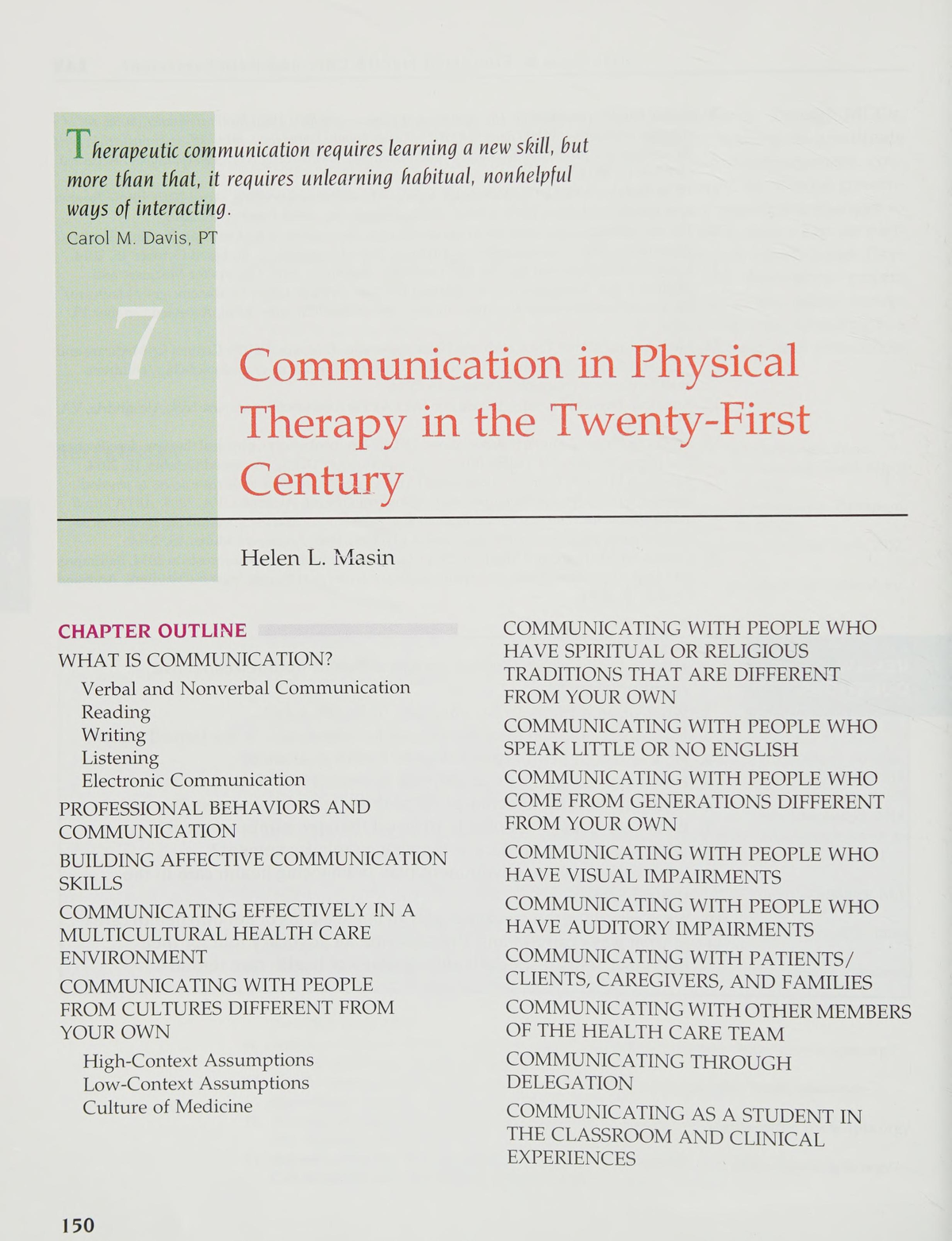 Final Exam Study Guide for Course CODE 101: Communication in Physical ...