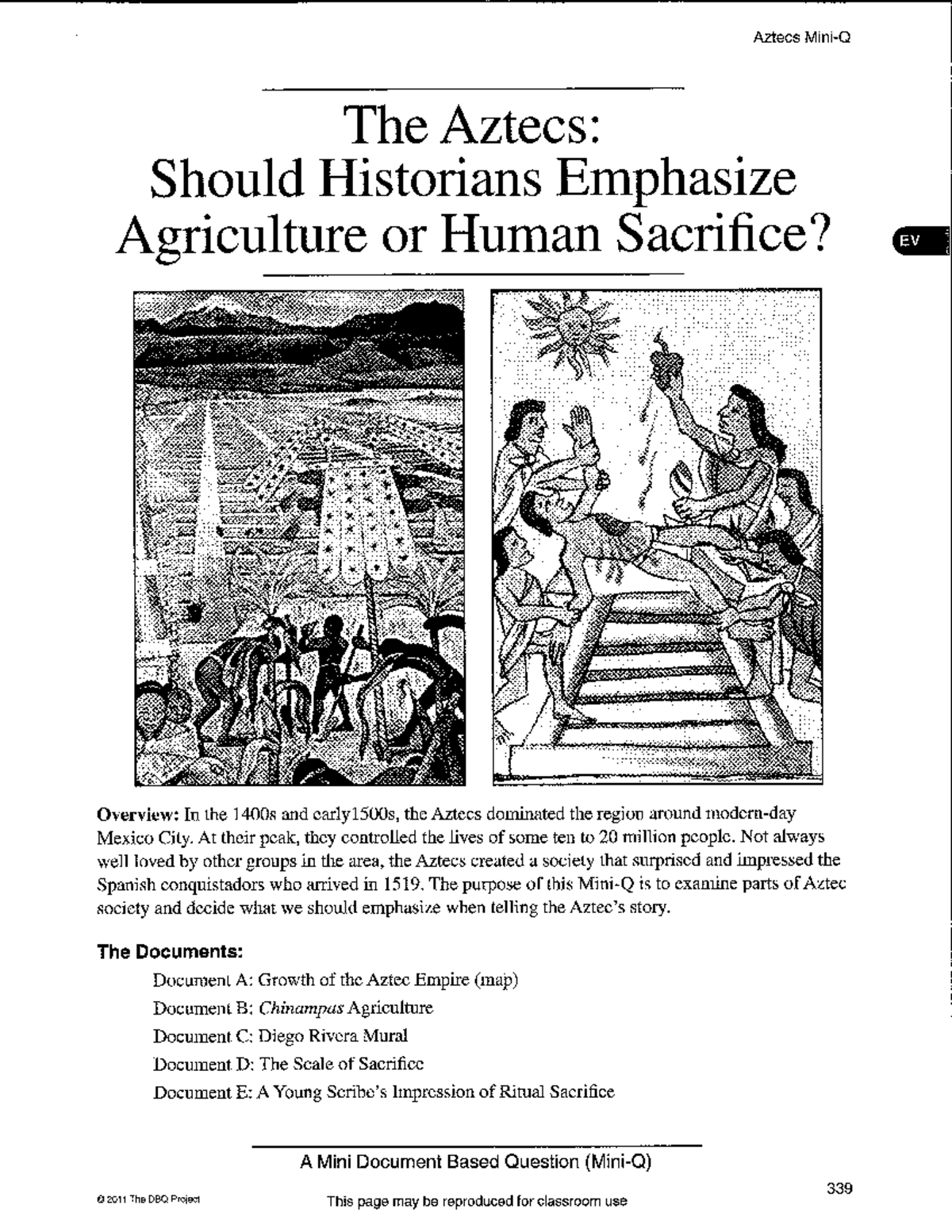 Aztec DBQ Analysis and Insights for History Studies - Studocu