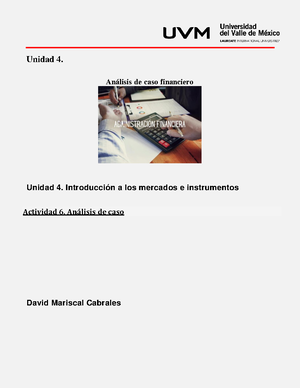 ACT9 EQP12 - Actividad 9 - ADMINISTRACIÓN FINANCIERA Actividad 9. Proyecto Integrador Etapa 3 ...