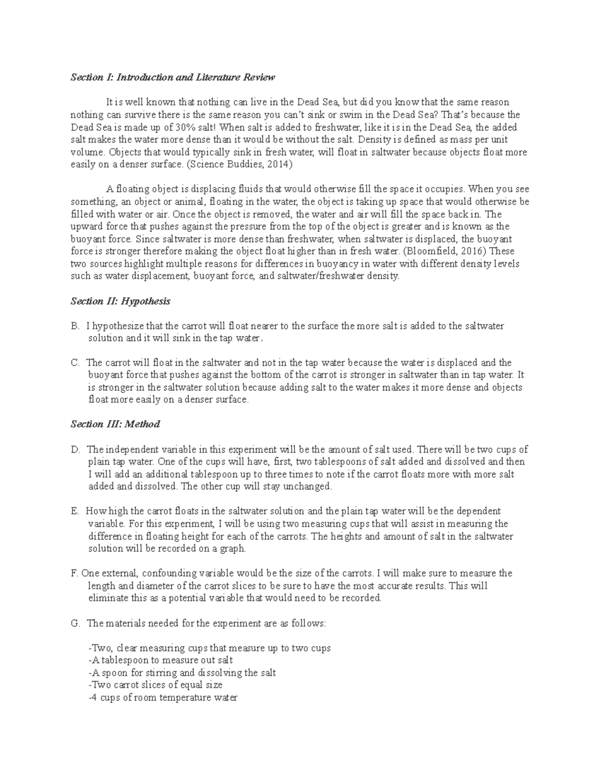 Natural Science Lab: Revised Topics for Experiments - Studocu