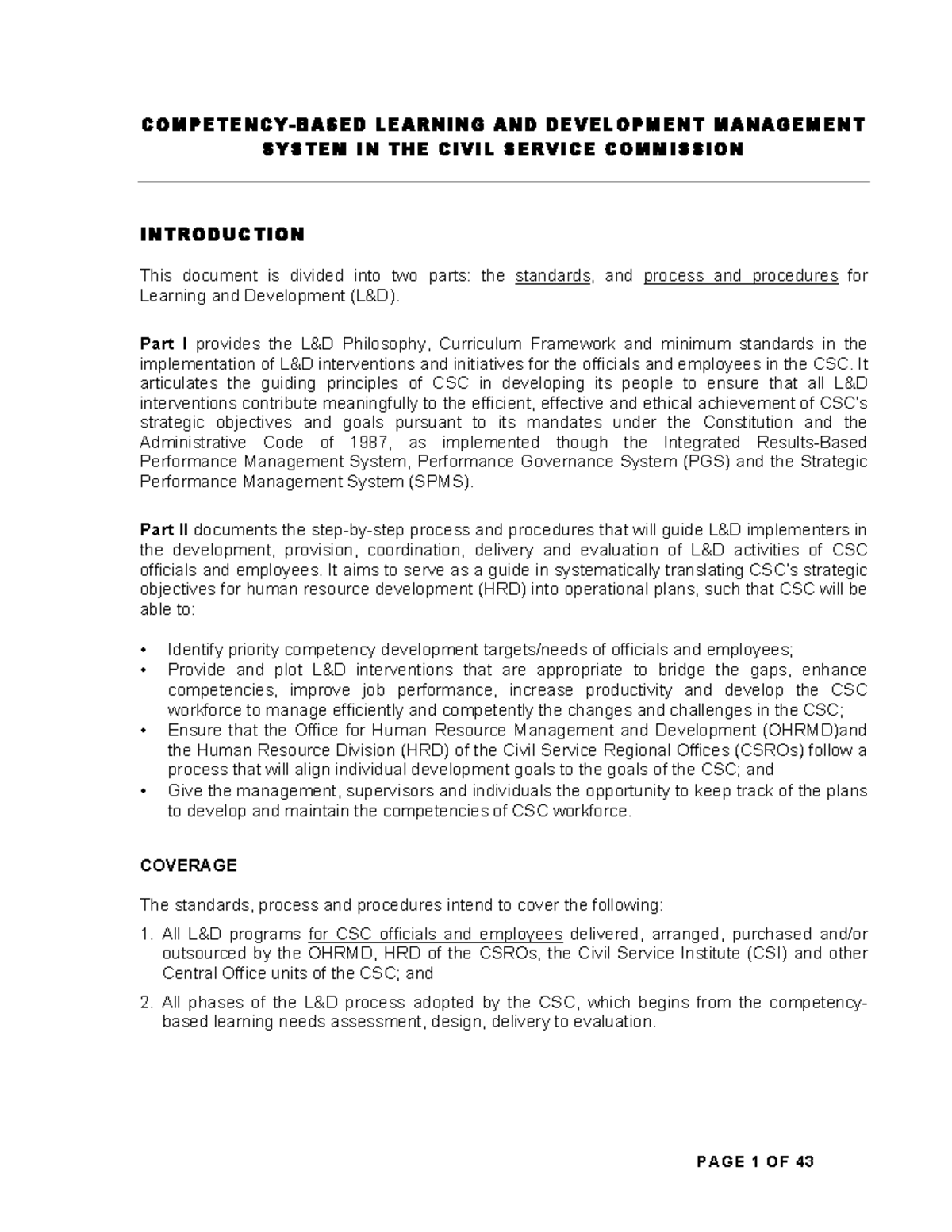CO M Competency-Based Learning & Development Management System in the ...