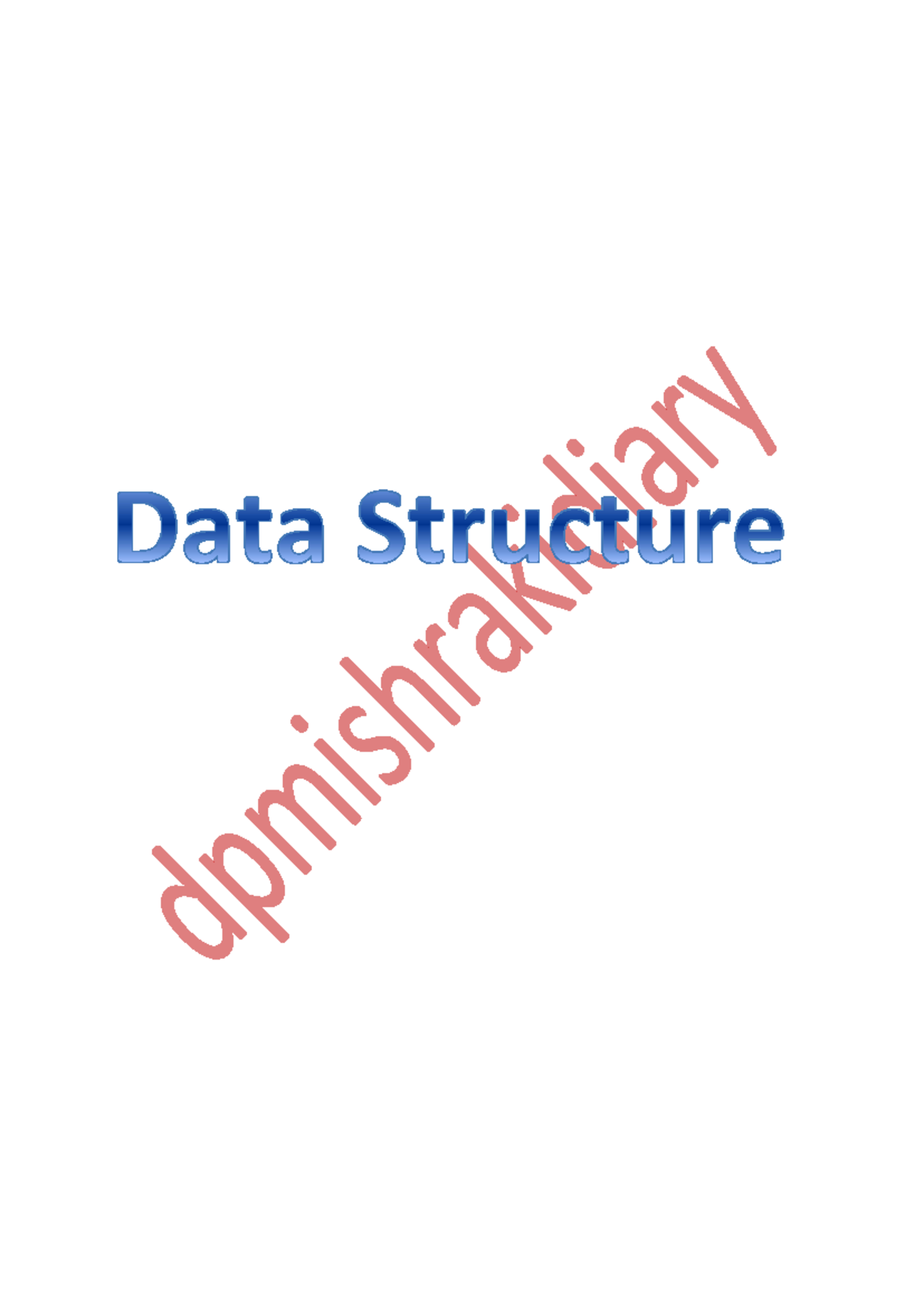 Data Structures Overview for CS101 Course Syllabus: Essentials ...