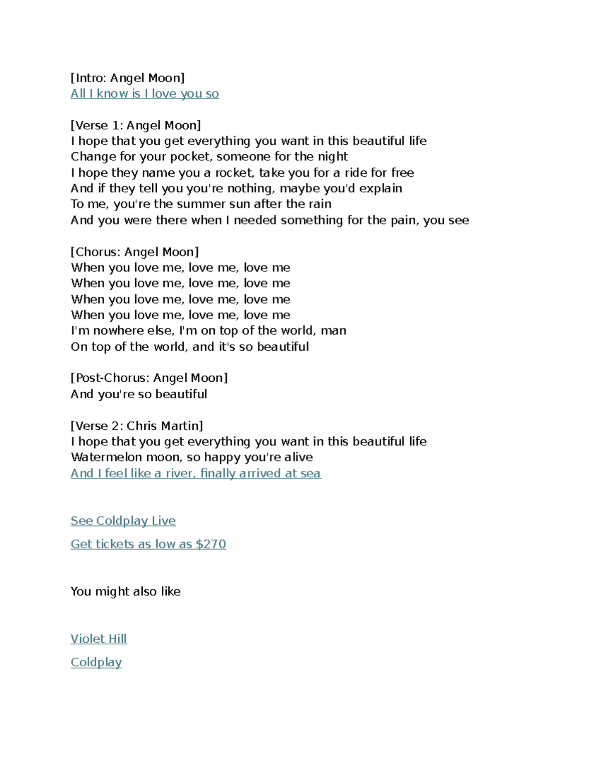 Angel: A Beautiful Love Song Analysis - Studocu