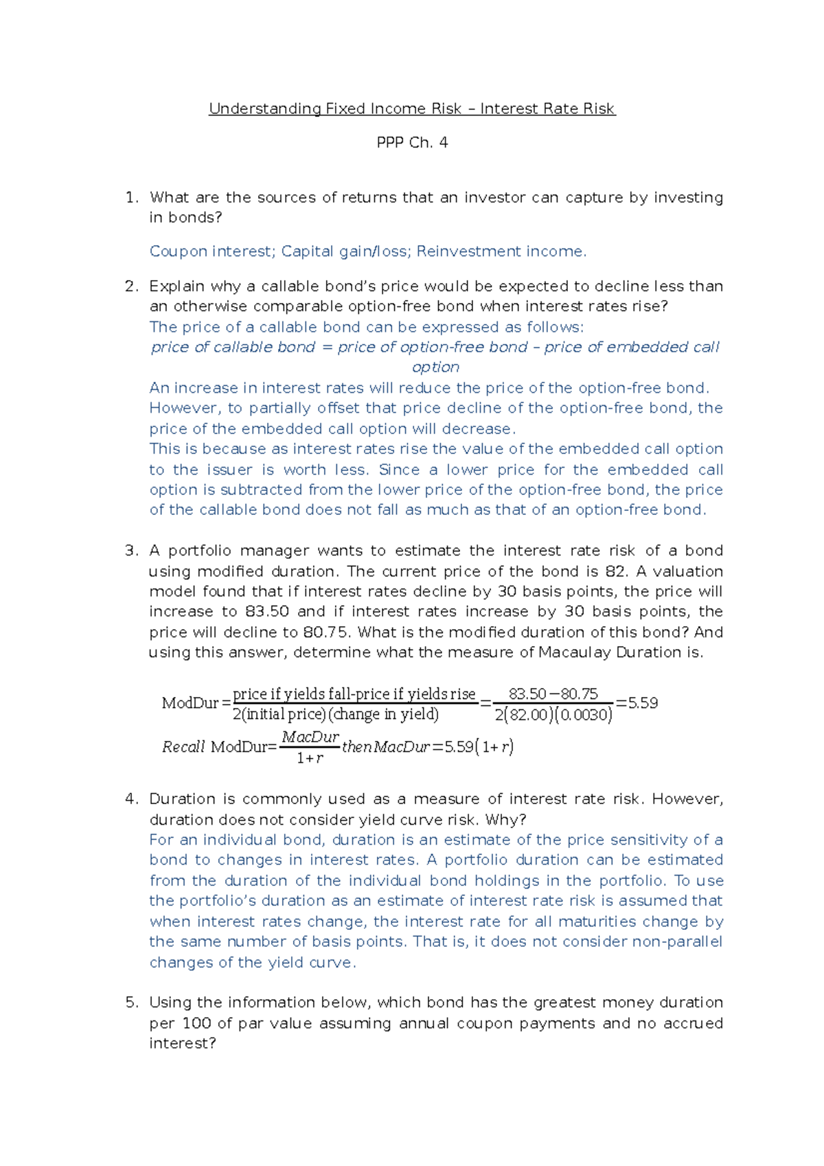 Chapter 9 - tutorial - Introduction to Financial Instrument - Curtin ...