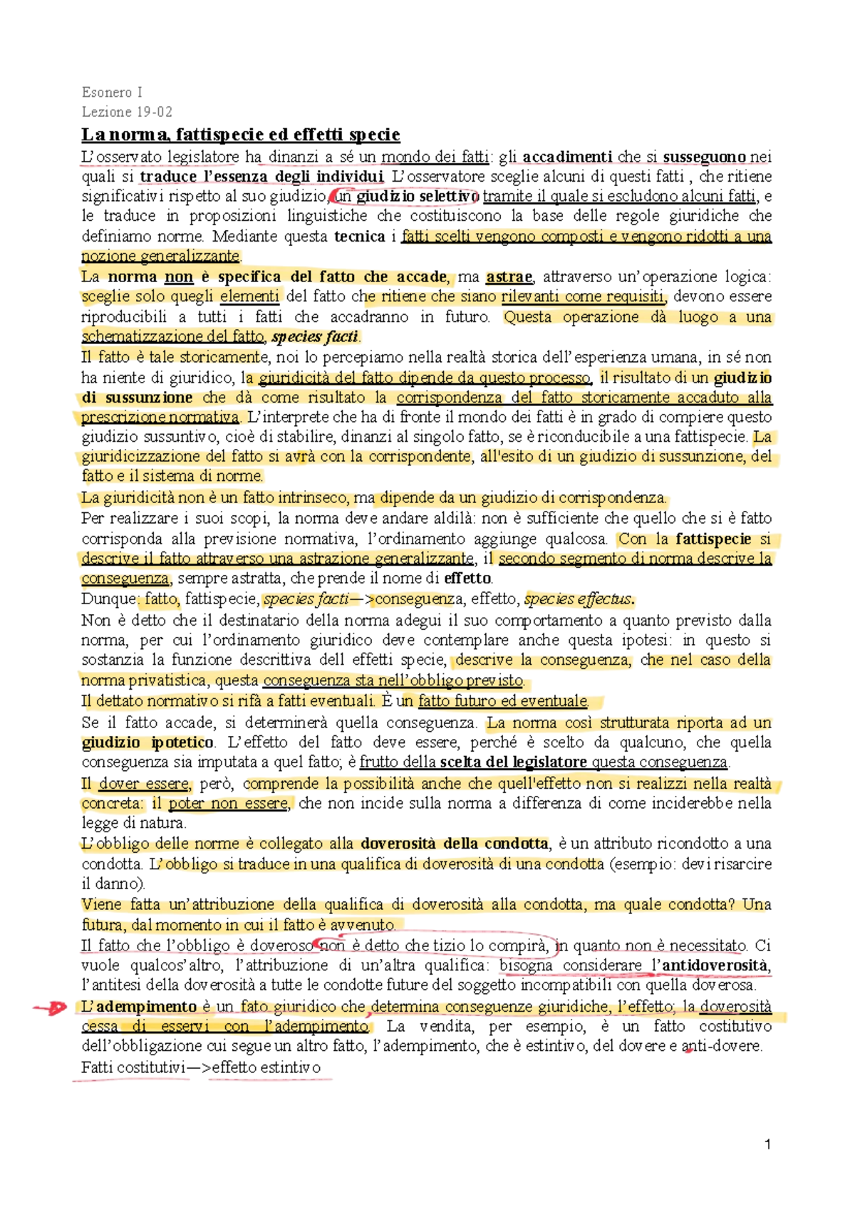 Appunti di Diritto Civile I - Lezione e Normativa A.A. 2024-2025 - Studocu