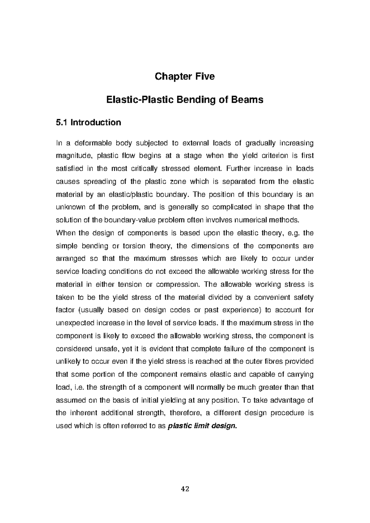 10160 - Elastic-Plastic Bending of Beams: Key Concepts and Problems ...