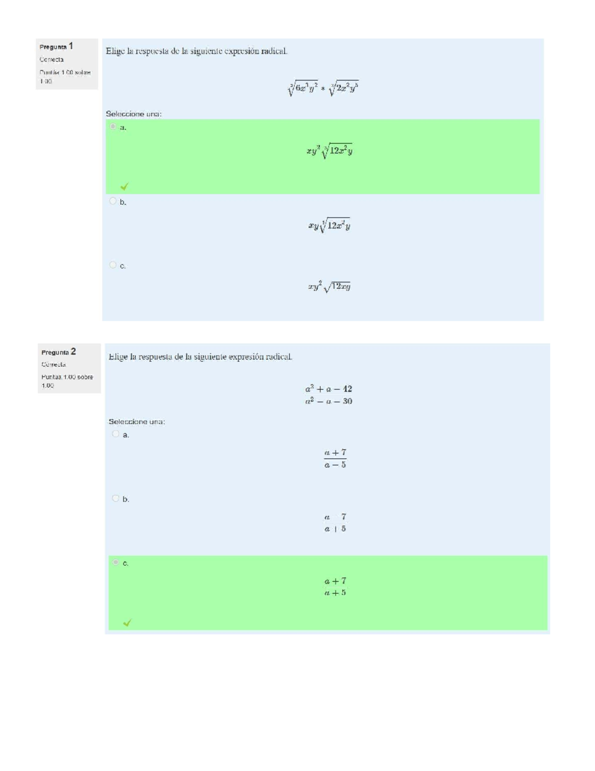 Expresiones Radicales y Racionales - Ejercicios y Respuestas - Studocu