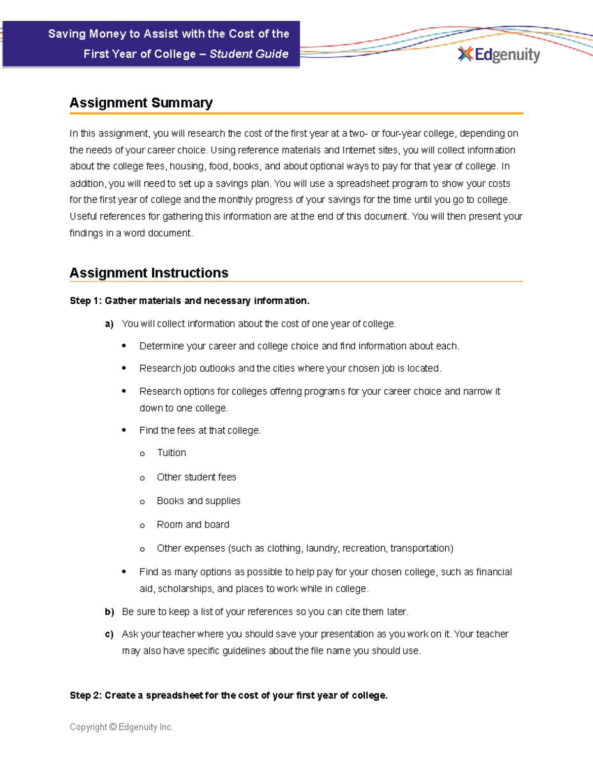 Cost Planning for College: A Student's Guide to Expenses and Savings ...