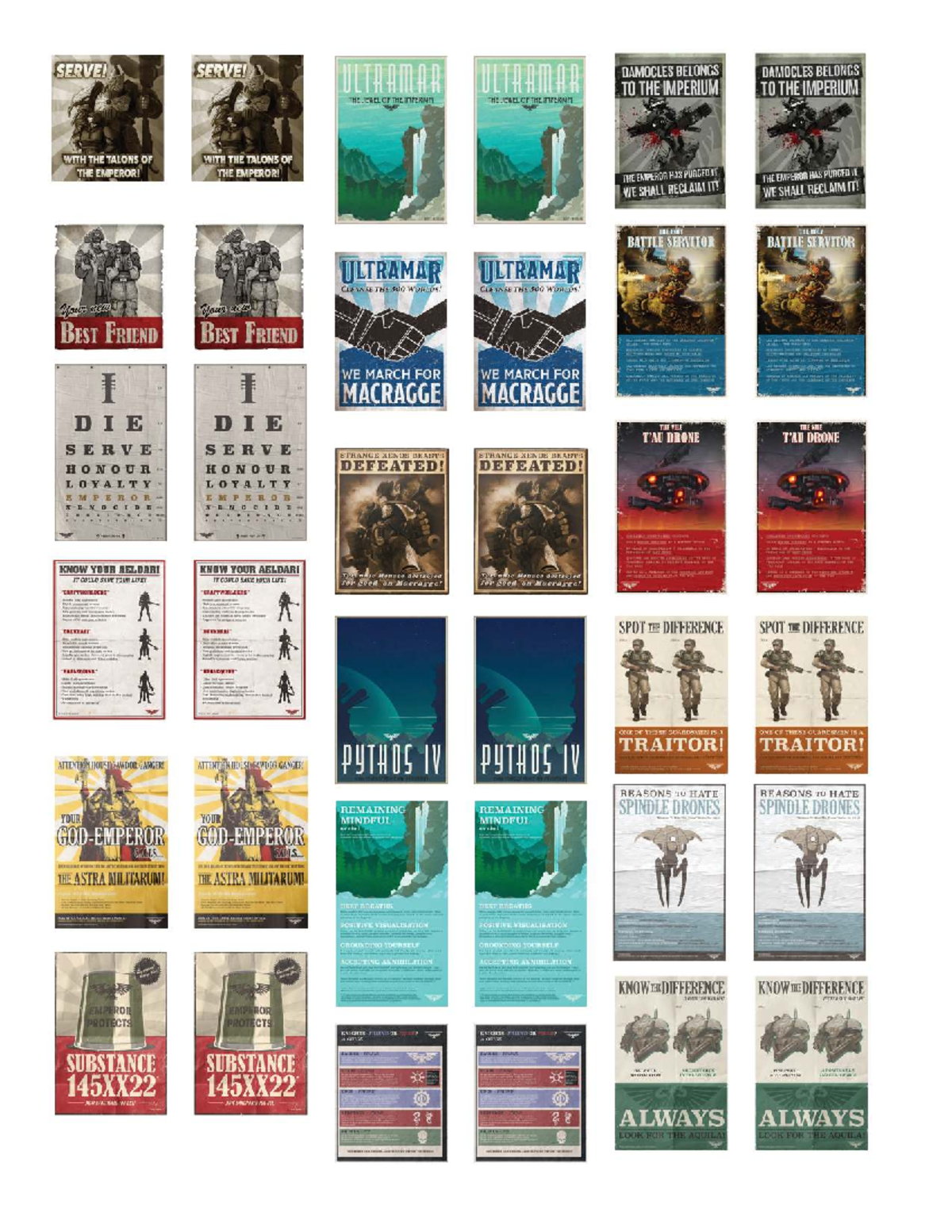 Ultramar: The Imperium's Call to Arms - Poster Set 3 (GW) - Studocu