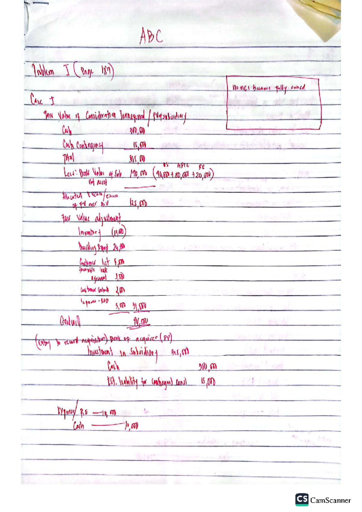 ABC Problem I & II Case Studies: Valuation & Goodwill Analysis - Studocu