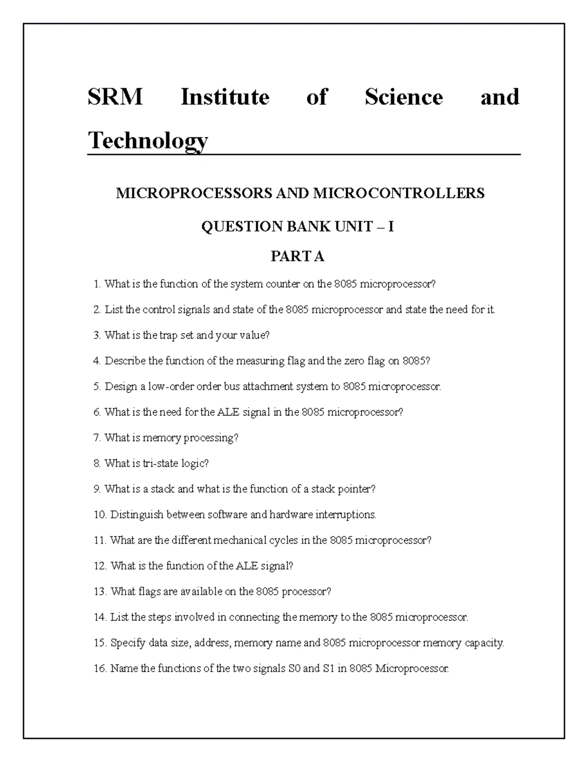 8051 Memory Interfacing - Chapter: 6 MEMORY AND I/O INTERFACING MEMORY INTERFACING MEMORY - Studocu