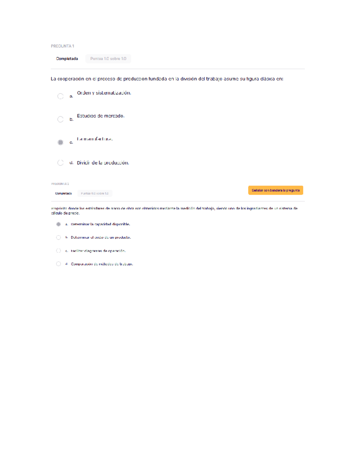 Administración de Procesos Examen Semana 1: Preguntas y Respuestas - Studocu