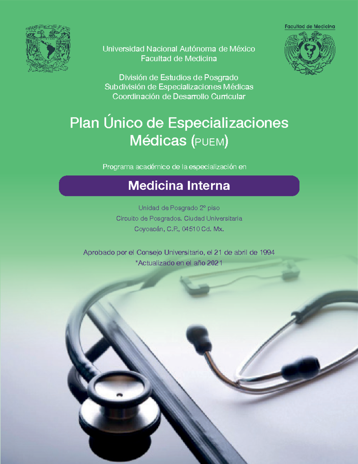Medicina Interna UNAM - DASDASDA - Universidad Nacional Autónoma de ...