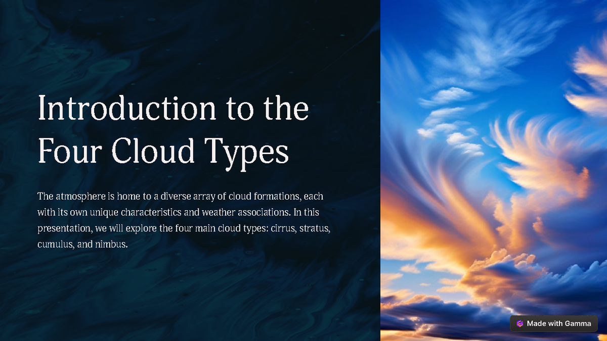 Understanding the Four Cloud Types: Cirrus, Cumulus, Nimbus, Stratus ...