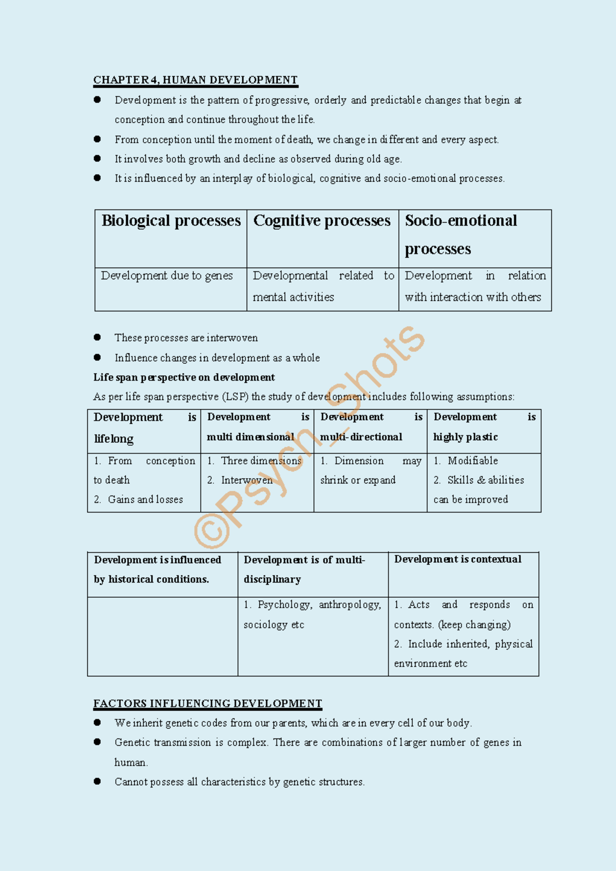 Class 11 ch 4 - CHAPTER 4, HUMAN DEVELOPMENT Development is the pattern ...