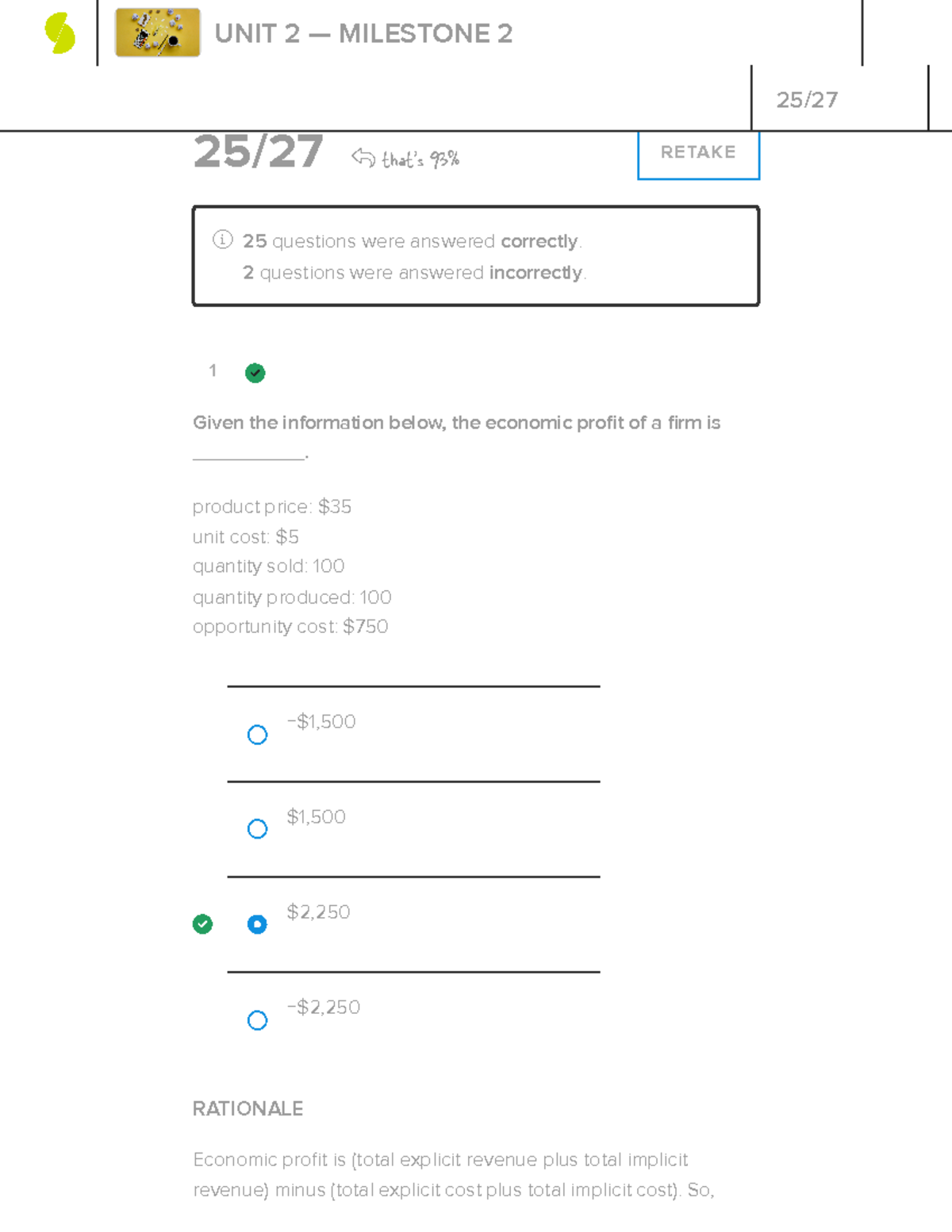 Unit 2 Milestone 2: Understanding Economic Concepts in Microeconomics ...