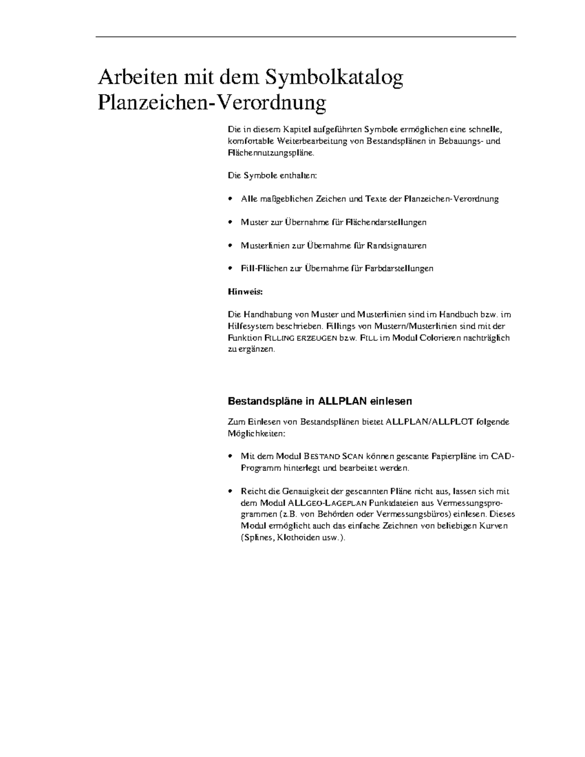 Arbeiten mit dem Symbolkatalog: Planzeichen-Verordnung für CAD - Studocu