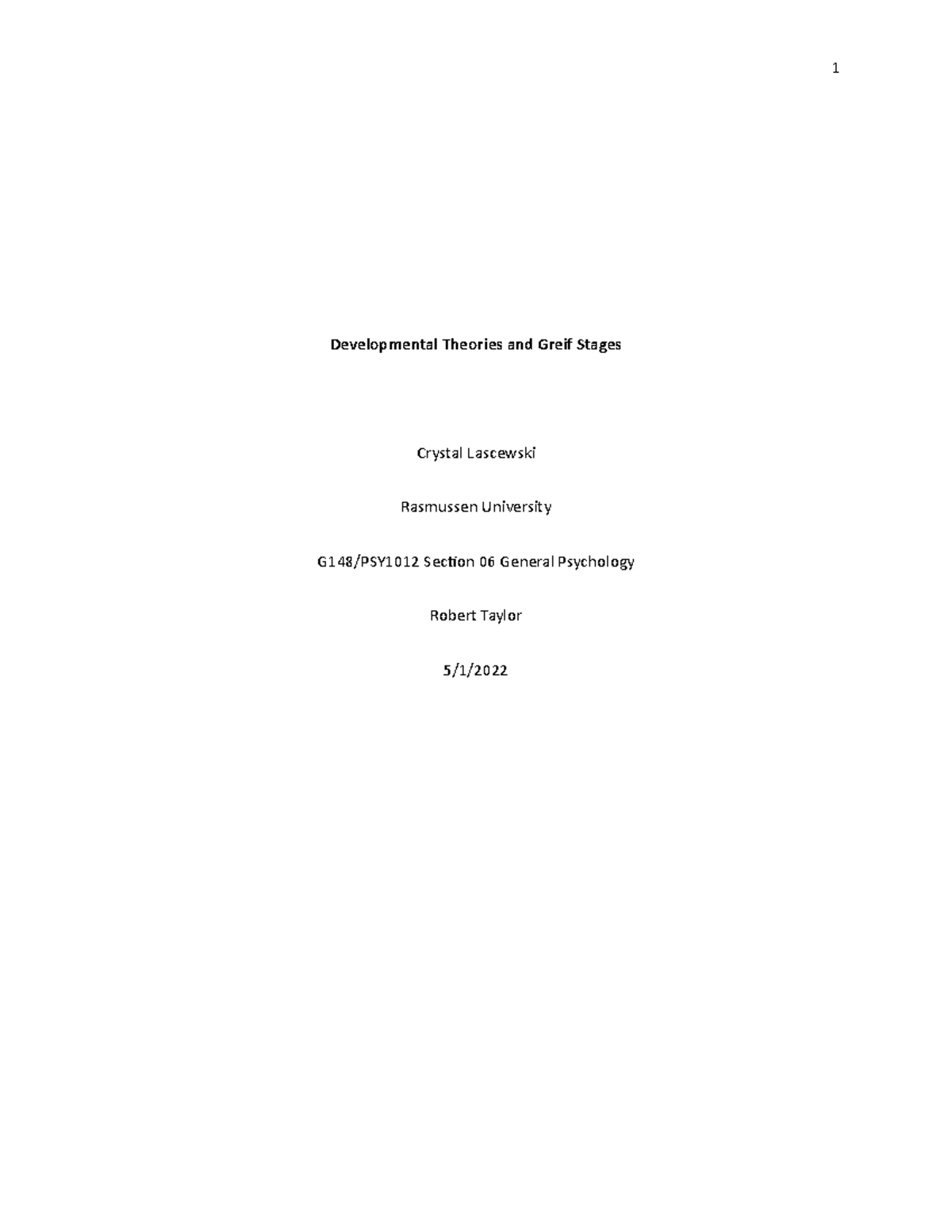 Module 04 Written Assignment - Development Theories 4-28-22 ...