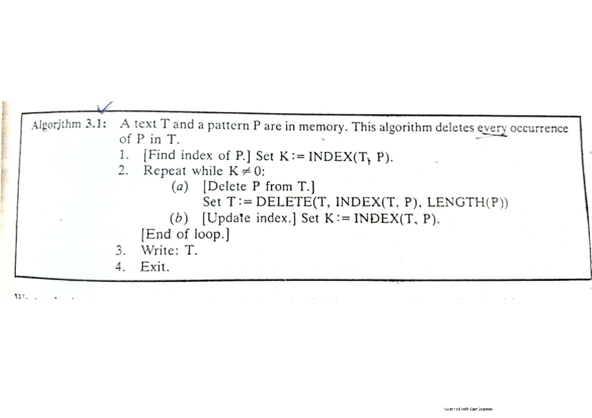 DSA Algorithms Overview: Pattern Matching & Data Structures - Studocu