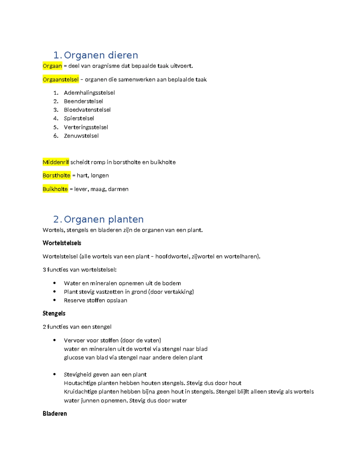 Oefenen per Onderwerp voor het Biologie Examen (VWO) - Studeersnel