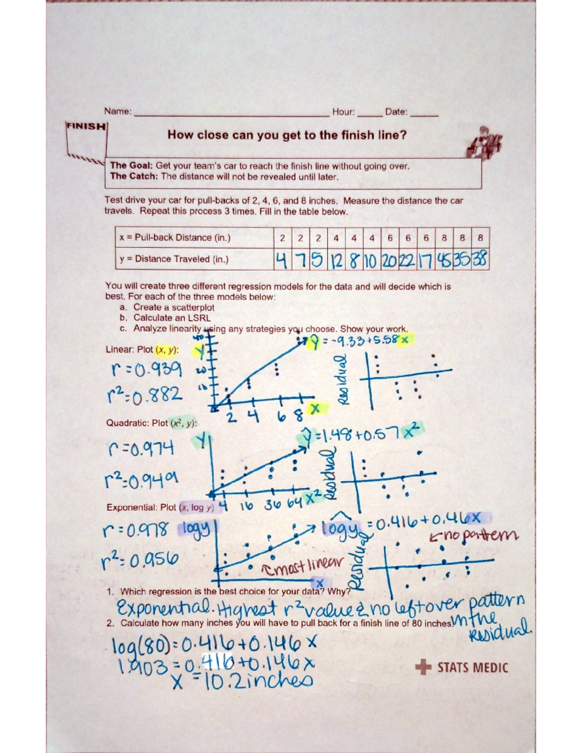 Transforming to Achieve Linearity 2 - Studocu
