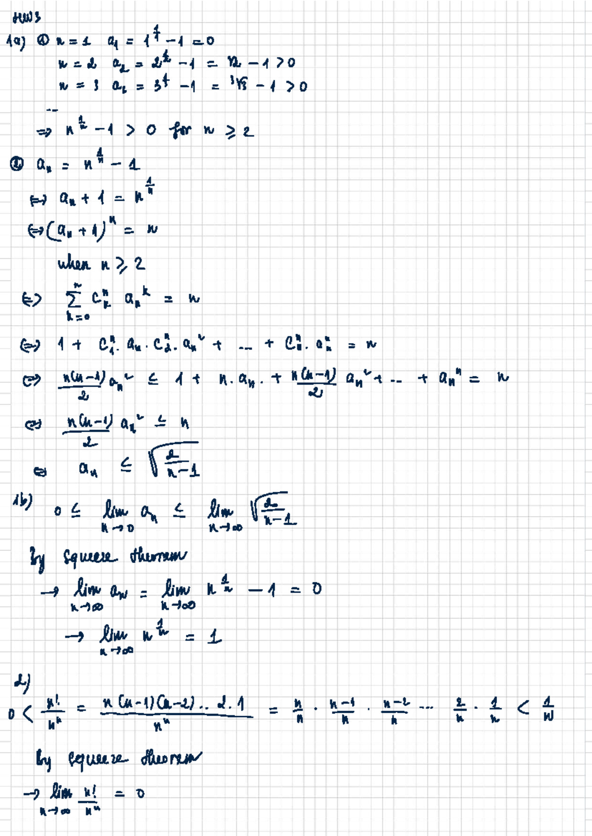 MATH1010 HW 3 - Detailed Solutions and Explanations - Studocu