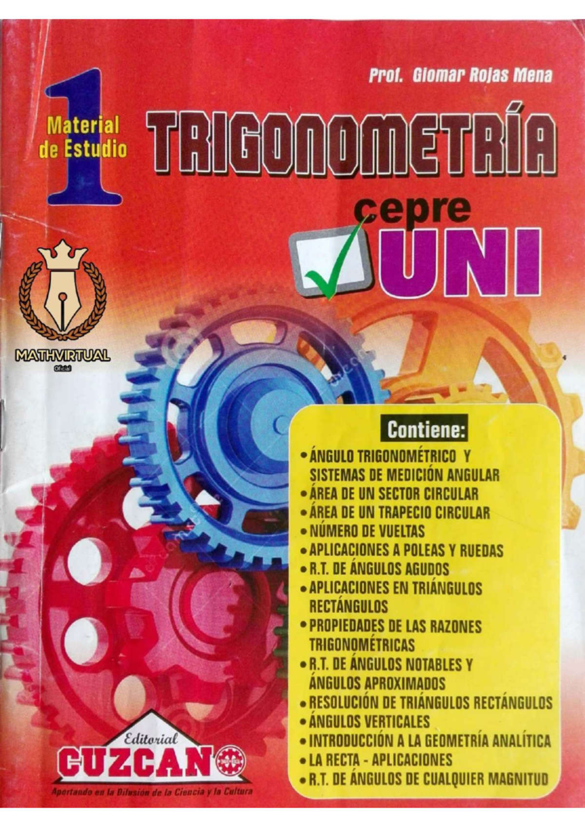 Material de Estudio TRIGONOMETRÍA - Cepre UNI MATHVIRTUAL - Studocu