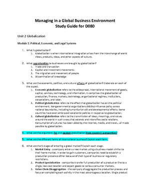 D089 Study Guide Questions - D089 - Study Guide Questions Module 1 ...
