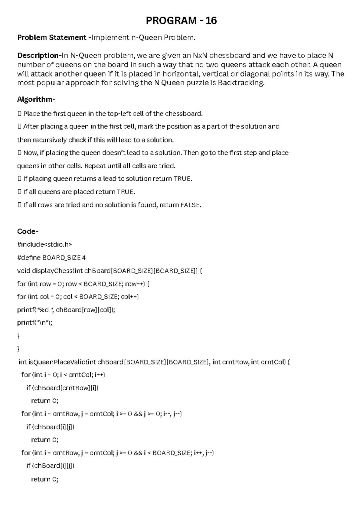 TRAVELING SALESMAN PROBLEM (Dynamic Programming Implementation) - Studocu