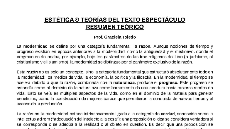 ESTÉTICA II: RESUMEN TEÓRICO DE TEORÍAS DEL TEXTO Y ESPECTÁCULO - Studocu
