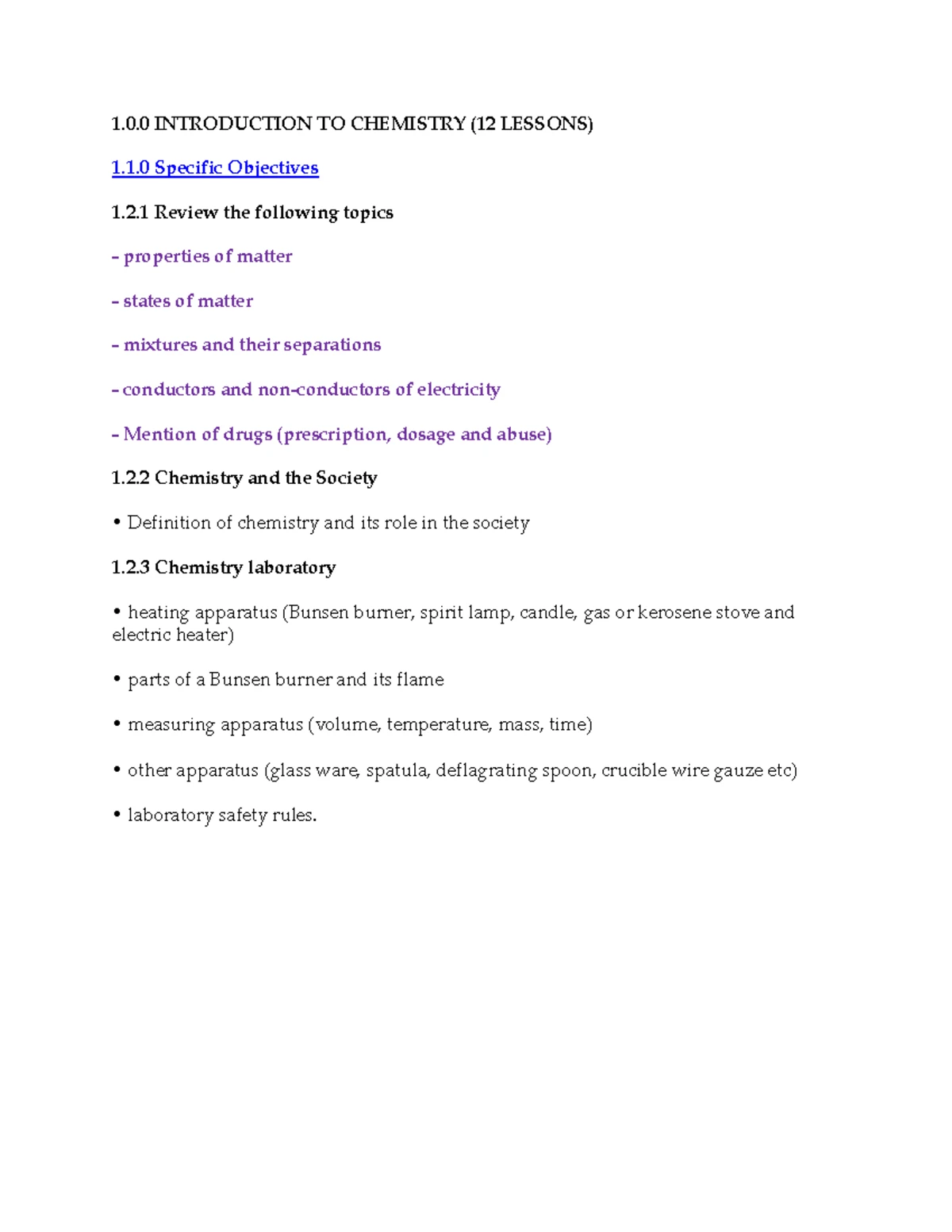 Chemistry Practical Guide for Form 3 & 4 Students (KCSE) - Studocu