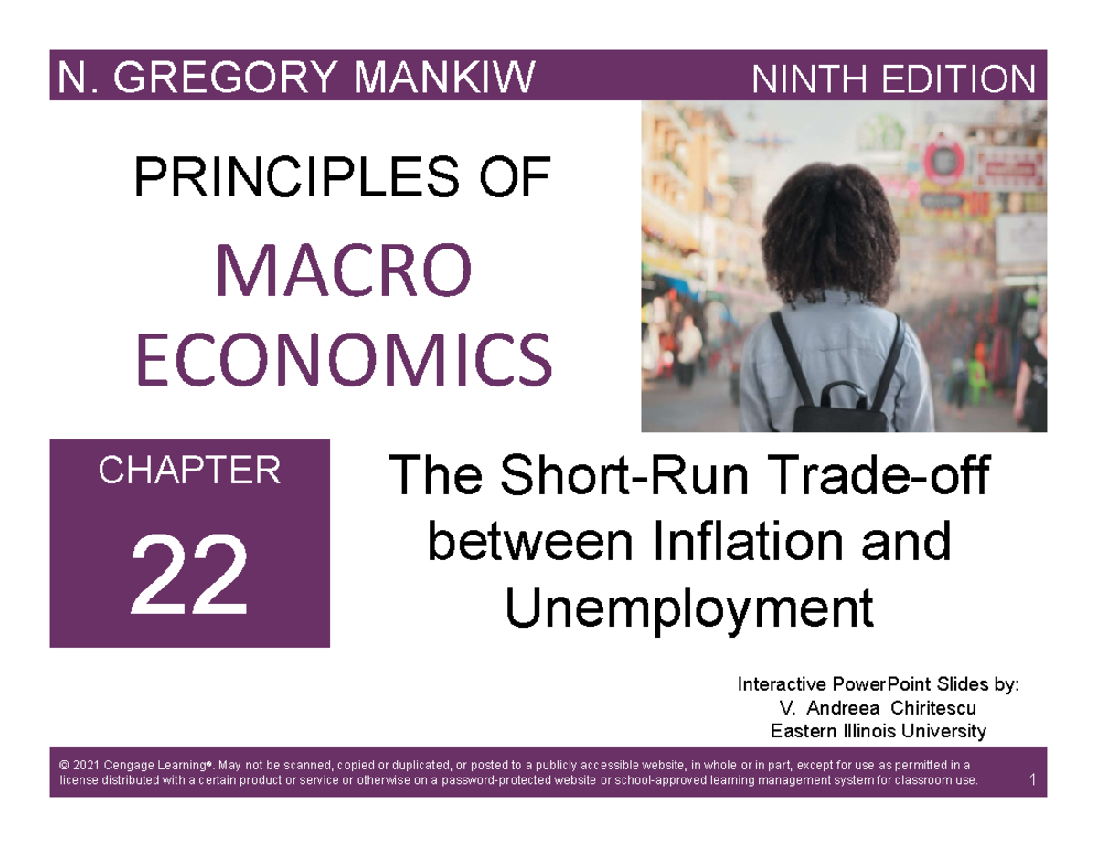 Mankiw - Chapter 17: The Short-Run Tradeoff Between Inflation ...