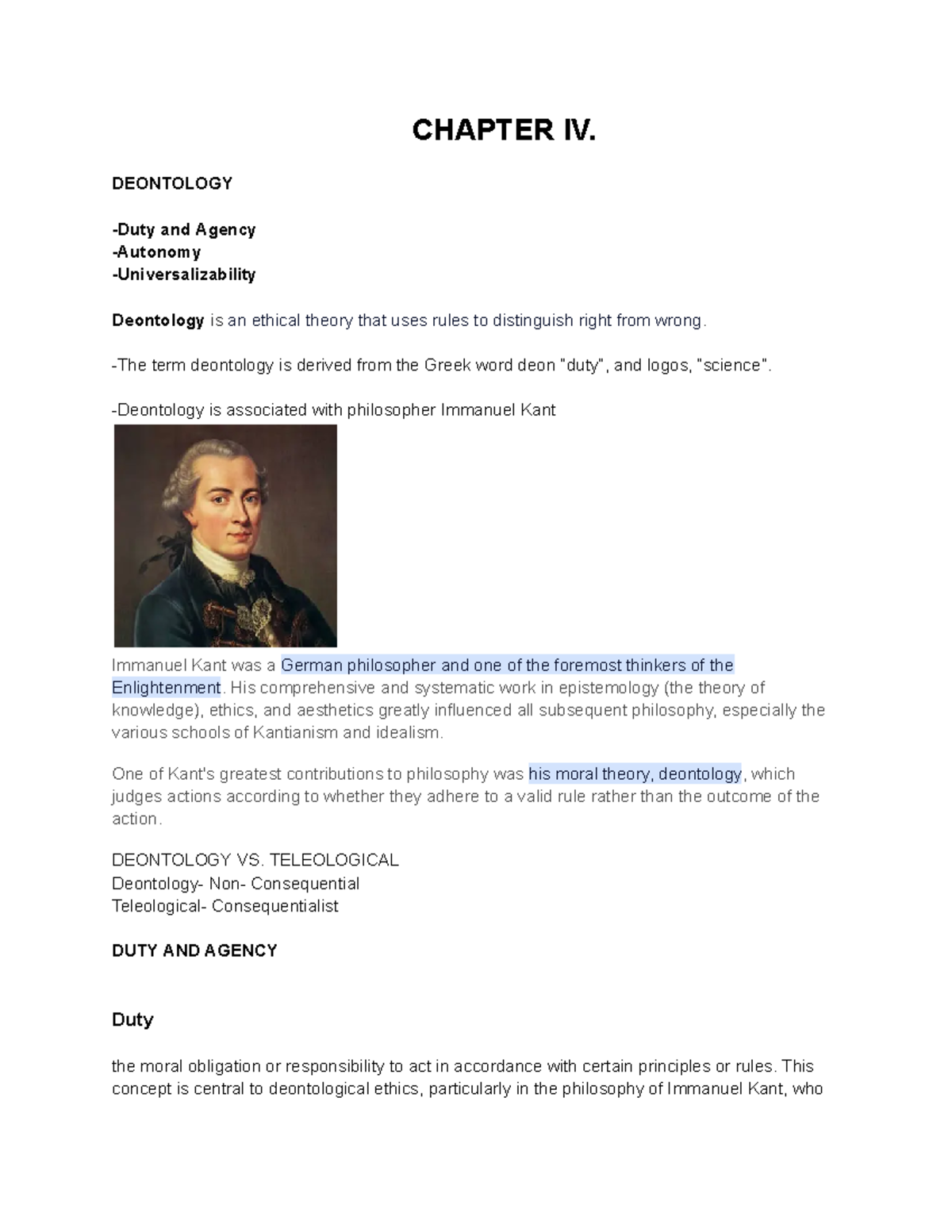 Deontology in Philosophy: Key Concepts and Kantian Ethics Explained ...
