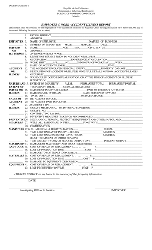 OSH Program Template - Occupational Health and Safety - BOSH ...