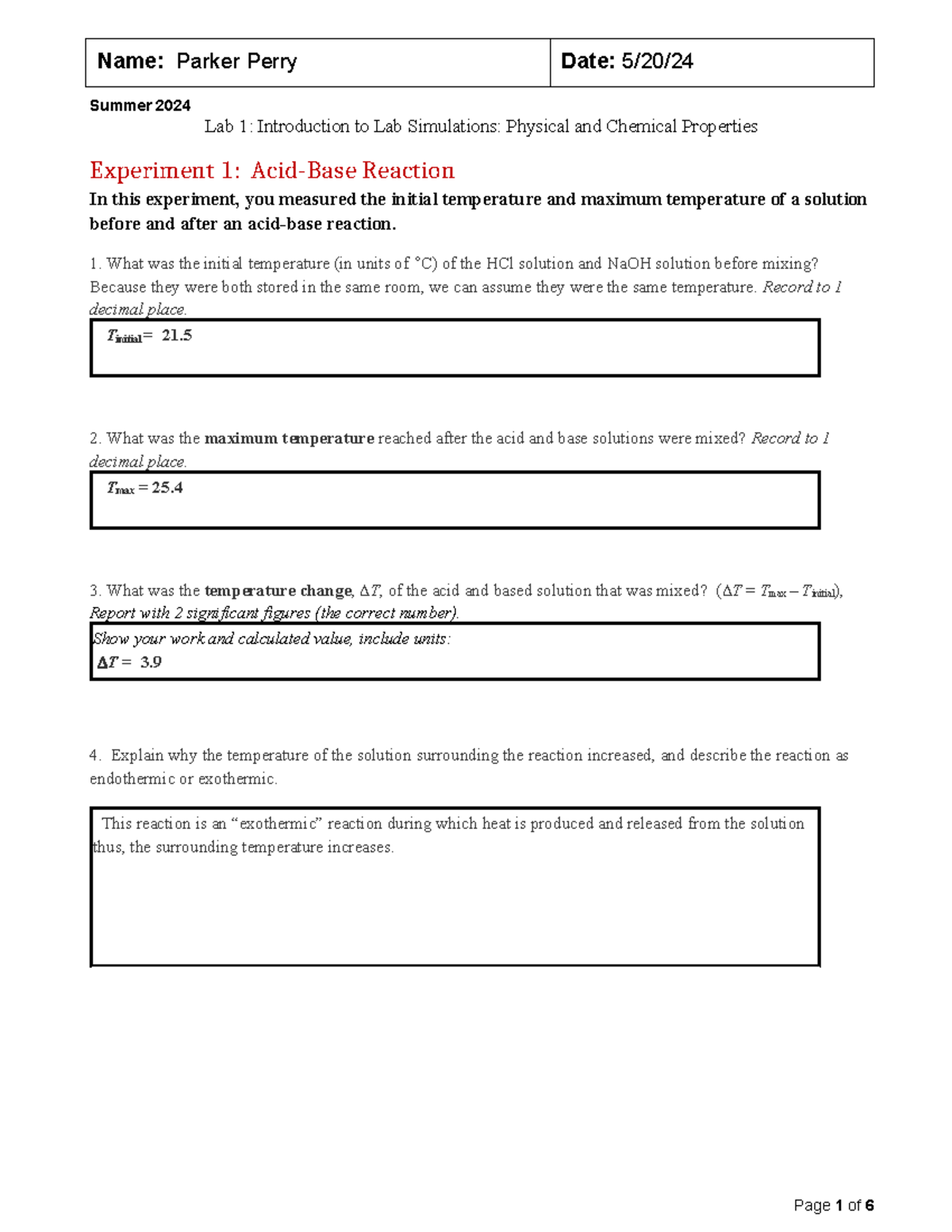 Lab 1 Intro Lab Assignment Summer 2024 - ####### Summer 2024 Lab 1: Introduction to Lab ...